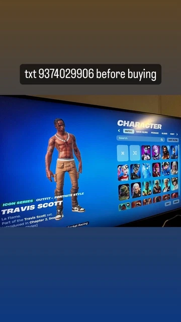 220+ SKIN FN renegade travis scott xbox pc and ps5(DESCRIPTION BEFORE ...