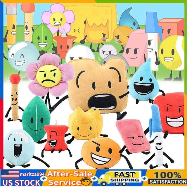 DOLL BFDI STUFFED Plushie Battle for Dream Island Plush Toys Leafy ...