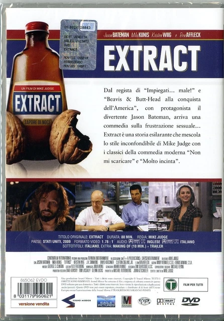 EXTRACT (DVD) JASON Bateman Mila Kunis Ben Affleck £12.23 - PicClick UK