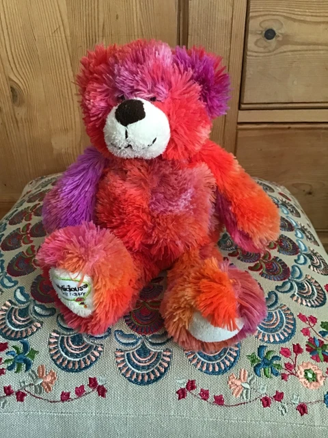 CANDY LICIOUS PINK Orange Fluffy Teddy Bear Soft Plush Toy 10" £9.94 ...