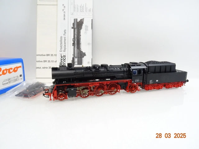 ROCO H0 63231 Dampflok BR 35 1081-5 der DR mit DSS in OVP LE9791 EUR ...