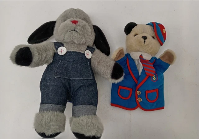VINTAGE SOOTY HAND Puppet and Sweep Plush Collectable Soft Toys Pre ...