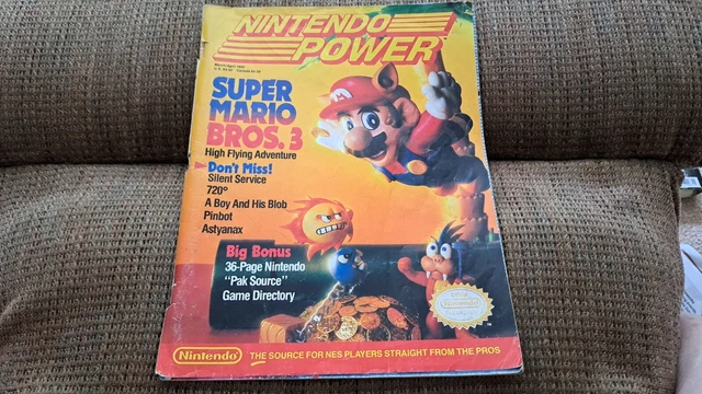 NINTENDO POWER SUPER Mario Bros. 3 Magazine March/April 1990 with ...