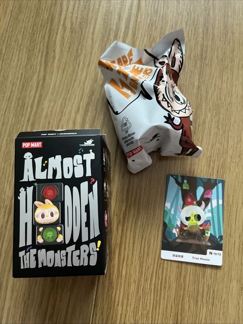 POP MART THE Monsters Almost Hidden Labubu Tree House Blind Box Toy ...