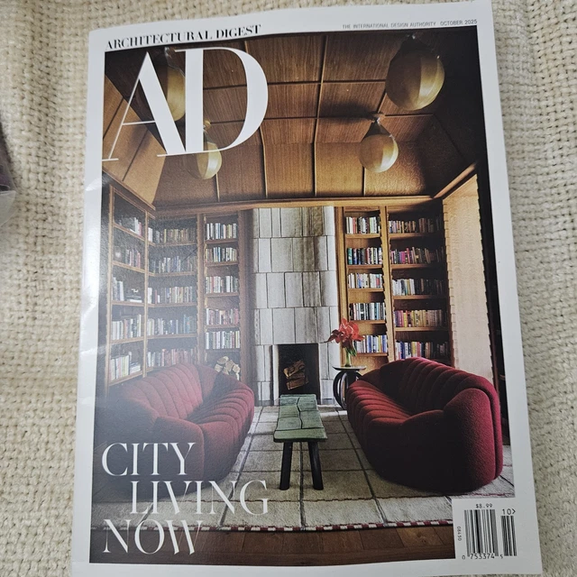 ARCHITECTURAL DIGEST (AD) Magazine October 2025 City Living Now New! £7 ...