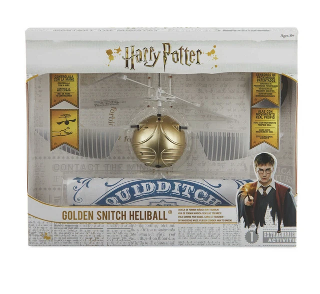 HARRY POTTER GOLDEN Snitch Magic Flying Heliball Electronic Toy Led ...