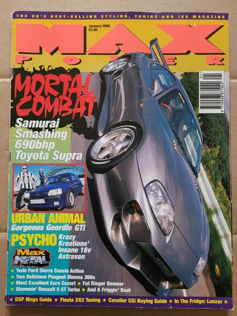 MAX POWER MAGAZINE jan january 1996 £10.75 - PicClick UK