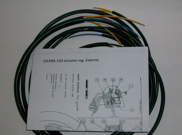 IMPIANTO ELETTRICO ELECTRICAL Wiring Moto Gilera 150 Turismo Regolatore ... IMPIANTO ELETTRICO ELECTRICAL Wiring Moto Gilera 150 Turismo Regolatore ...