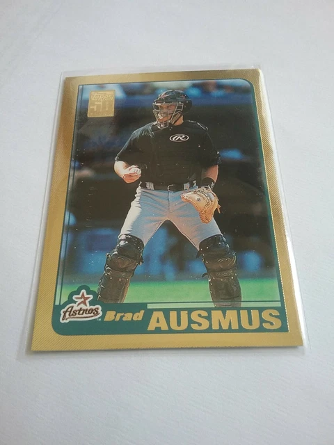 BRAD AUSMUS SP or parallèle 1080 de 2001 Astros 2001 Topps échangé n ...