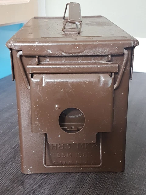 GENUINE BRITISH MILITARY Ammo Box H83 Mk2 1983 Storage Ammunition ...
