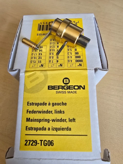 BERGEON WATCH MAINSPRING Winder no 6 2729 TG06 £31.03 - PicClick UK