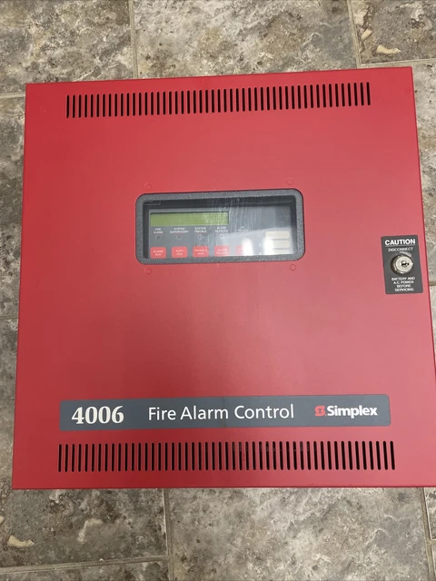 SIMPLEX 4006-9101 STANDARD Fire Alarm Control Panel £250.94 - PicClick UK