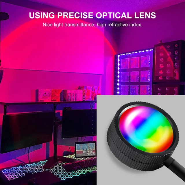 RGB LAMP REMOTE-CONTROLLED Floor/Desk Light For Photography & Bedroom £ ...