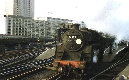 ORIGINAL COLOUR SLIDE of 73092 BR Standard steam loco £4.10 - PicClick UK