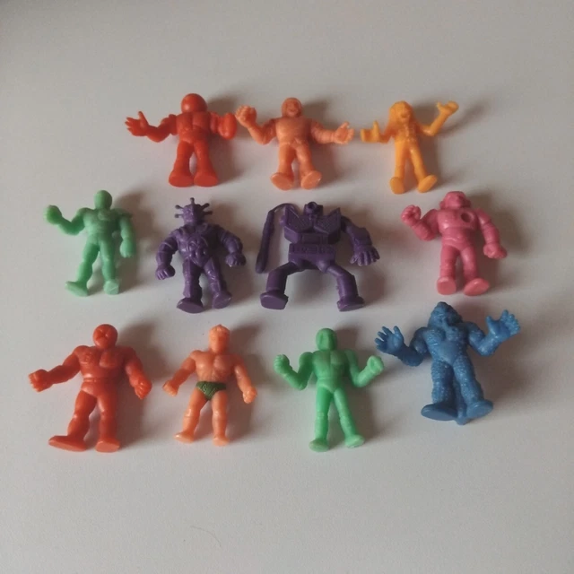 M.U.S.C.L.E. MEN FIGURES Muscle Men Figures Bundle X 11 Figures Vtg 80 ...