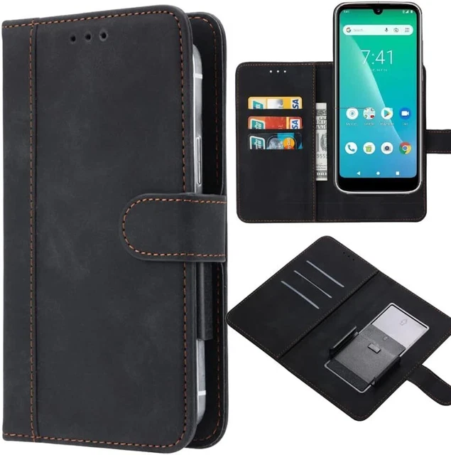 VODAFONE V PRO 4G Universal Leather Wallet Movable Clip Case $19.97 ...