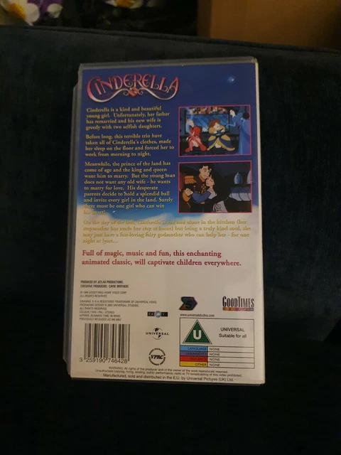 CINDERELLA GOOD TIMES VHS Video Tape Collectable Interesting Film Movie ...