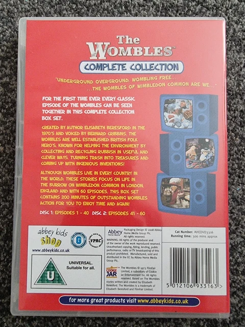 WOMBLES COMPLETE COLLECTION Dvd * Rare And Like New * £43.95 - PicClick UK