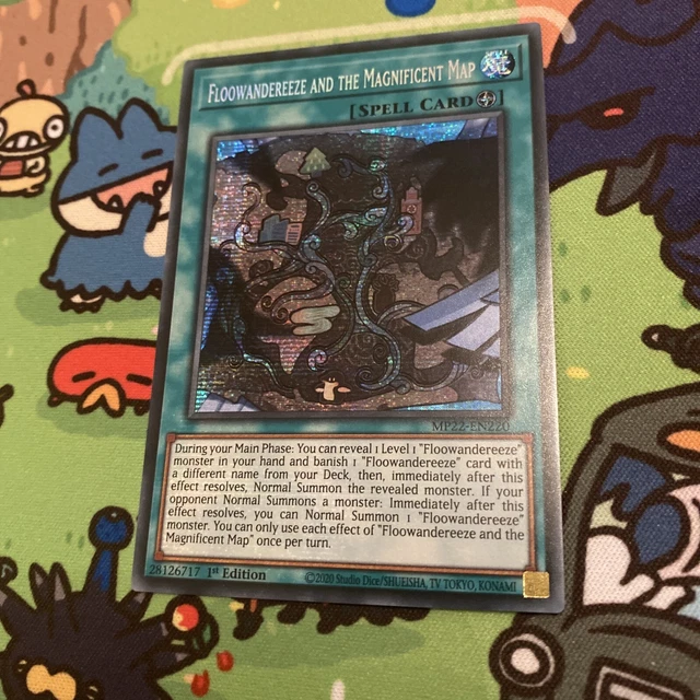 FLOOWANDEREEZE AND THE Magnificent Map - MP22-EN220 Prismatic Secret Rare YuGiOh EUR 1,95 ...
