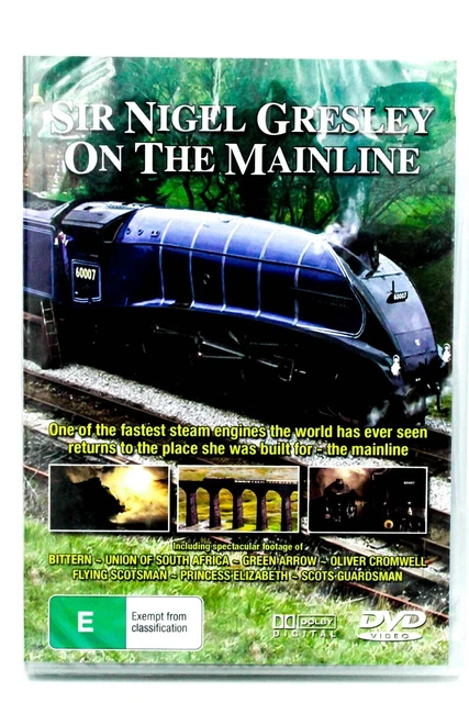 TRAINS SIR NIGEL Gresley On The Mainline DVD Music Aus Stock NEW $9.99 ...