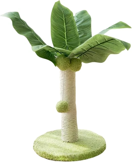 CAT CLIMBING FRAME Coconut Tree Scratching Post, Sisal Cat Column Toy ...