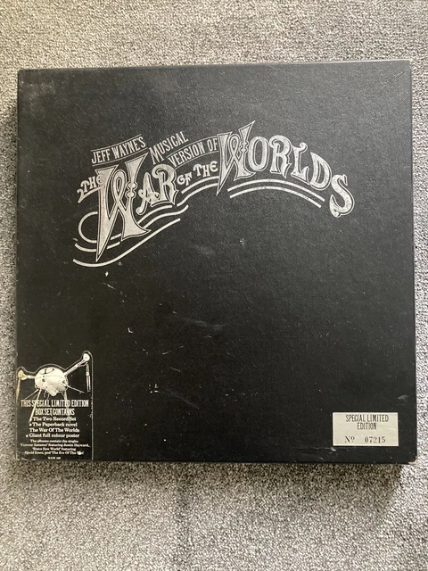 JEFF WAYNES WAR Of The Worlds Box Set Vinyl Special Edition. W/ Poster ...