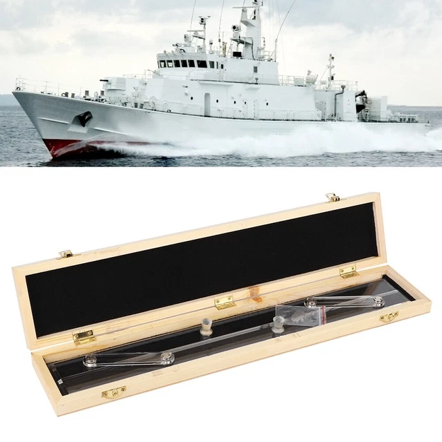 GFL TFB-460 WOODEN Case Marine Navigation Parallel Ruler For Boat £68. ...