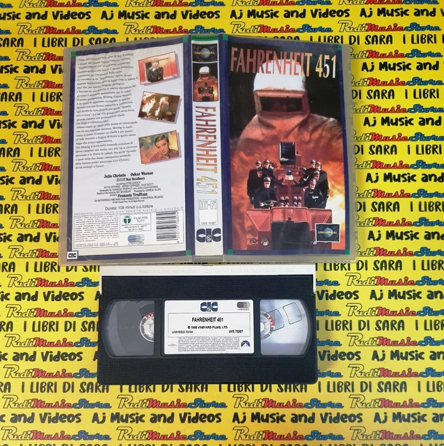 1994 VHS MOVIE FAHRENHEIT 451 Julie Christie CIC UNIVERSAL UVS 70357 (F251) No DVD £3.40 ...