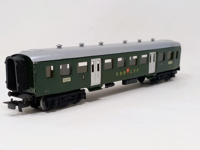 MARKLIN H0 4038 (Year 1961) Wagon SBB Cff Railway Carriage for Train ...