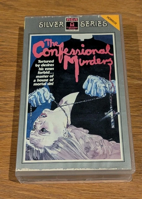 CONFESSIONAL MURDERS (HOUSE Of Mortal Sin) VHS RCA Video Silver Ex ...