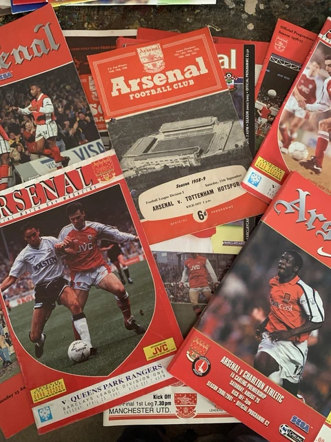 ARSENAL FC PROGRAMMES Bundle 1950s - 2000s Football Programmes £3.82 ...