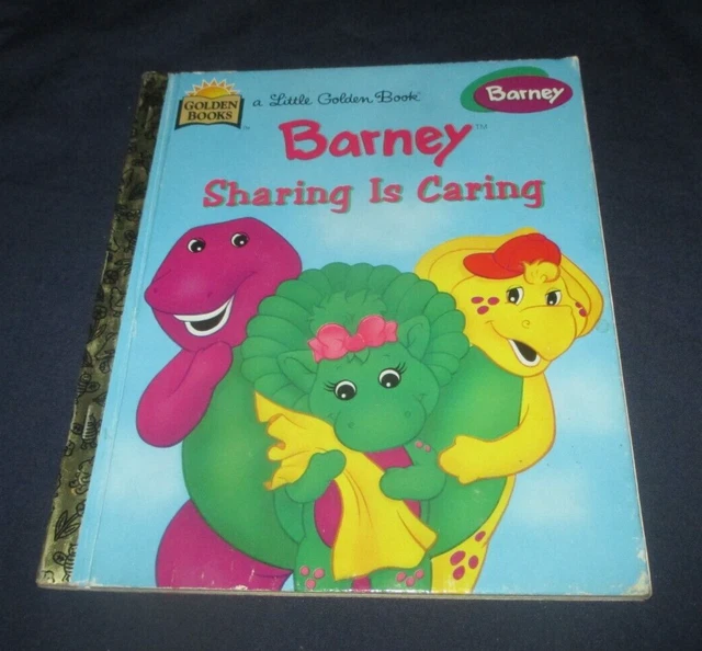 BARNEY - SHARING is Caring (1996. A Little Golden Book) $6.74 - PicClick CA