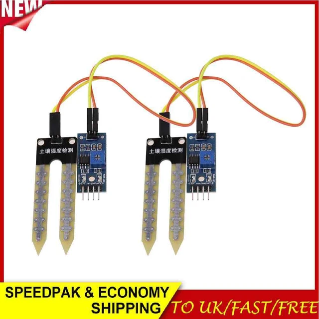SOIL HUMIDITY HYGROMETER Moisture Detection Sensor Module Arduino w ...