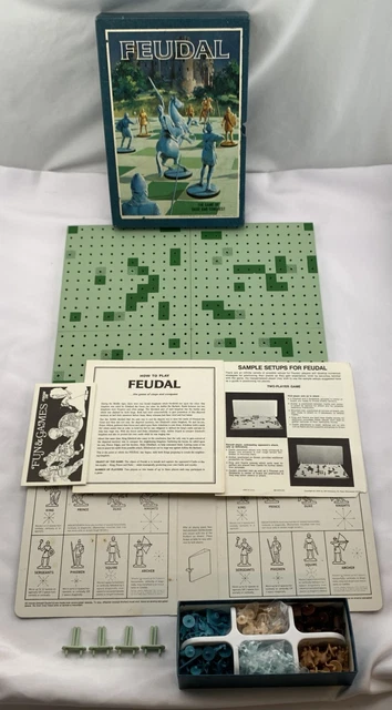 1967 FEUDAL GAME by 3M Complete in Great Condition FREE SHIPPING $47.99 ...