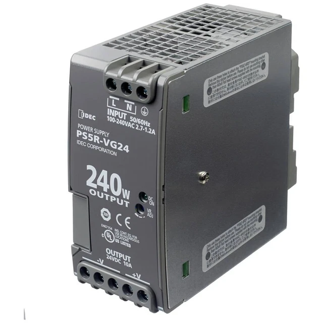 IDEC ALIMENTATION RAIL DIN 240 W Nbr. de sorties:1 x Contenu 1 pc(s ...
