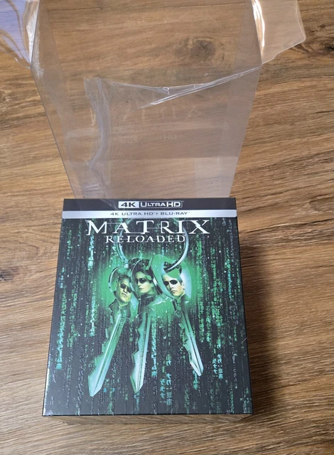 [ME#46] THE MATRIX Reloaded Steelbook (One Click) Manta Lab Blu-Ray 4K ...