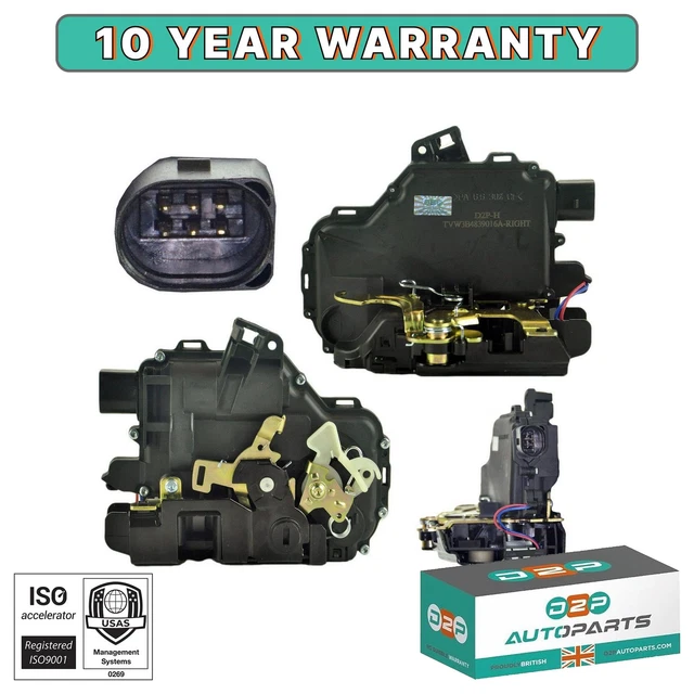 REAR RIGHT DOOR Lock Actuator Mechanism For Vw Golf Mk4 Bora Passat B5 ...
