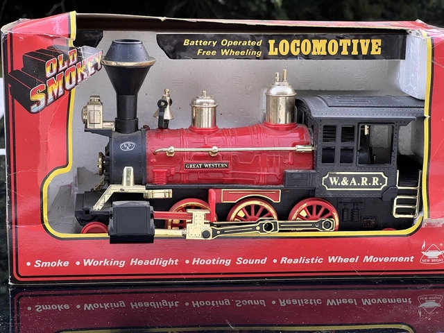 VINTAGE OLD SMOKEY Battery Operated Locomotive £35.00 - PicClick UK
