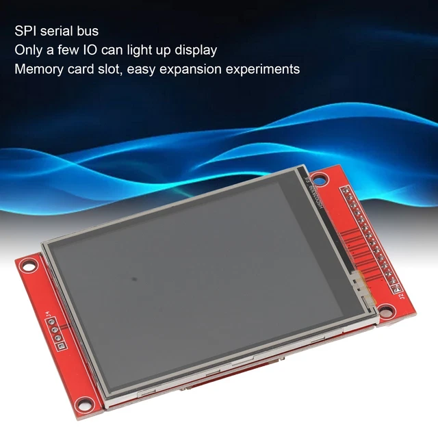 TFT LCD DISPLAY Module 2.8in SPI Touch Panel 9 IO with PCB 5V 3.3V ILI9341 £12.79 - PicClick UK