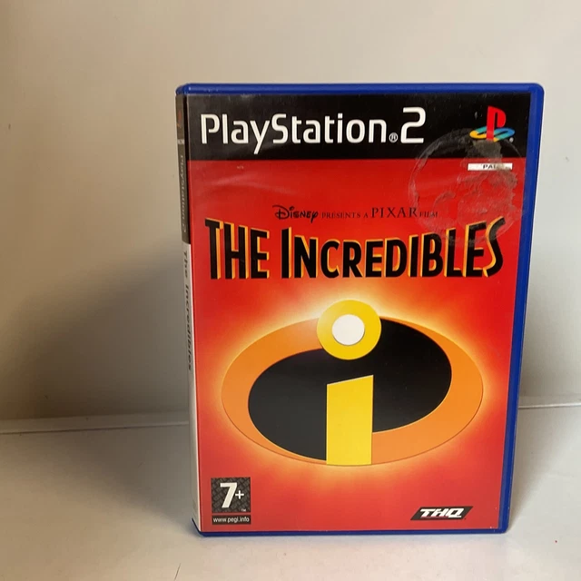 THE INCREDIBLES PS2 Game Disney Pixar Animated Movie Video Game ...