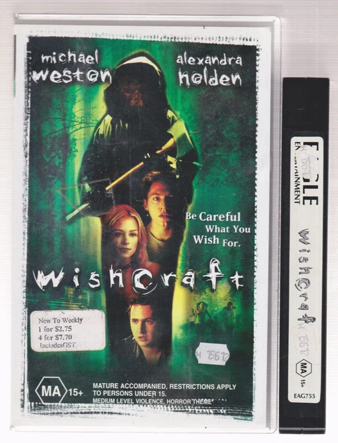 RARE VHS VIDEO Tape WISHCRAFT Ex-Rental Big Box Eagle Home Weston £9.32 - PicClick UK