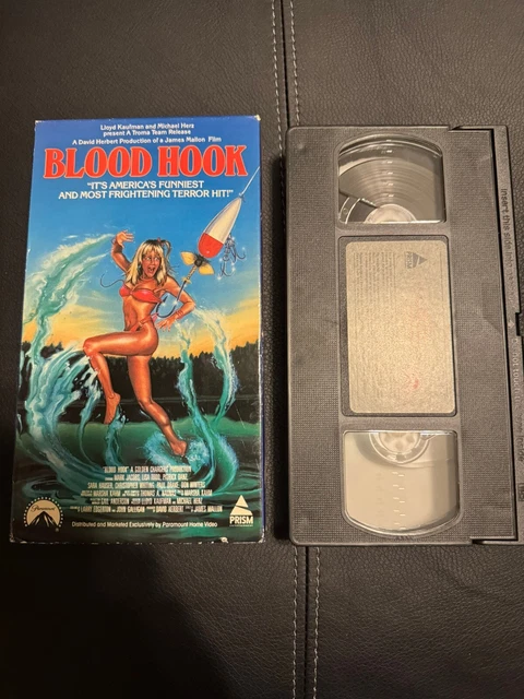 BLOOD HOOK CULT Classic VHS Horror Gore The Troma System RARE B Movie ...