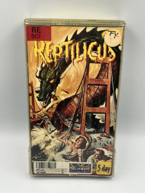 REPTILICUS VHS VIDEO Tape 1962 Digitally Remastered Horror Movie £22.92 ...