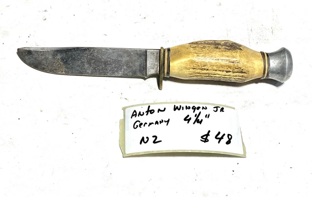 ANTON WINGEN JR Original Bowie Fixed Blade knife Made In Germany $48.00 ...