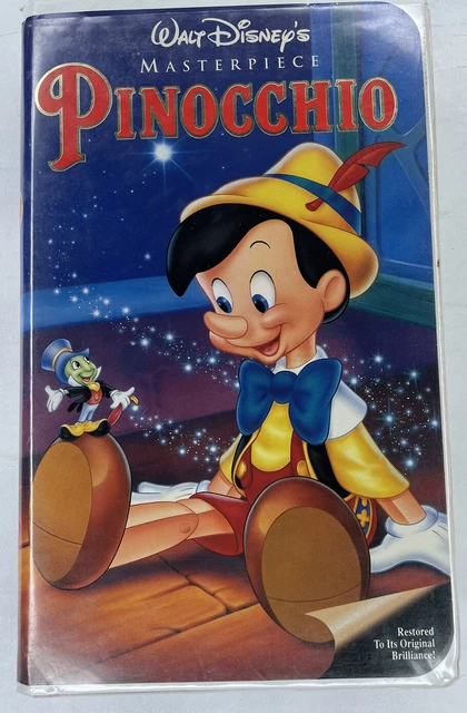 WALT DISNEY PINOCCHIO Masterpiece Collection VHS 239 $8.43 - PicClick AU