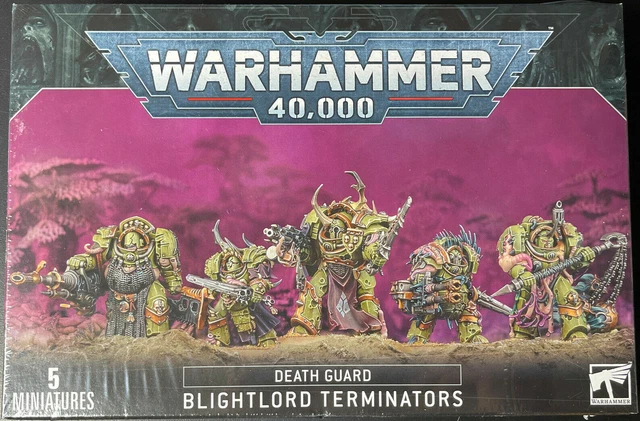 BLIGHTLORD TERMINATORS DEATH Guard 40K Warhammer Sealed $53.13 - PicClick