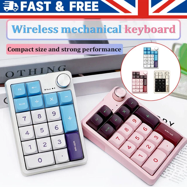 WIRELESS/WIRED NUMBER PAD Numpad Numeric Keypad Number Keyboard For ...