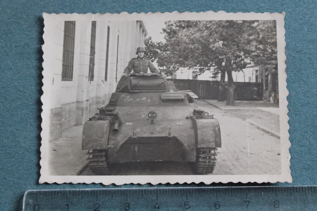 FOTO PHOTO 69504 WW2 Wehrmacht Soldat deutscher Panzer tank 9115 476 ...