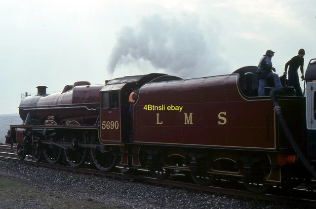 ORIGINAL 35MM SLIDE LMS 5690 LEANDER at Garsdale 26.04.1980 £1.50 ...