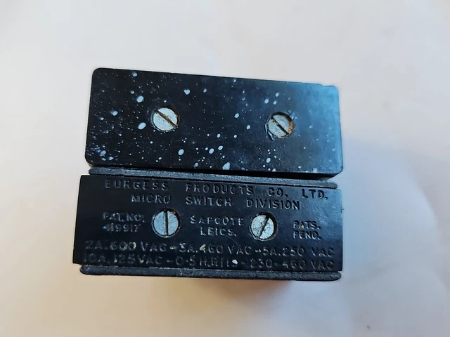 WW2 WWII 1940S RAF Aircraft Cockpit Switches Instrument panel 5C/2126 ...